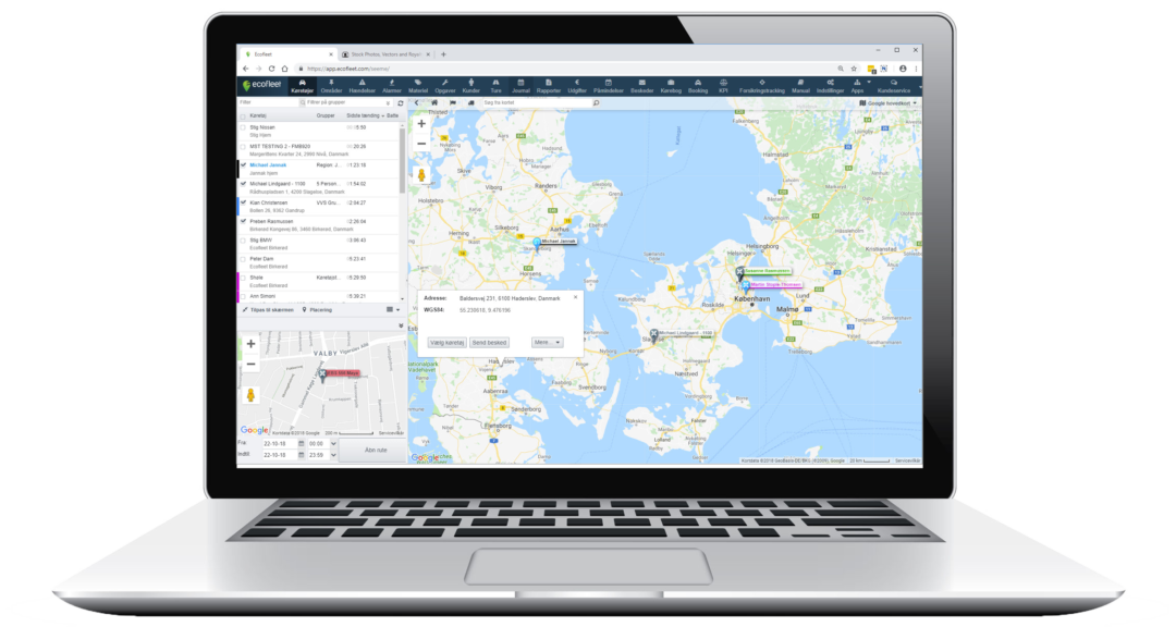 Løsninger til GPS tracking af firmabiler | Fleet Complete Danmark